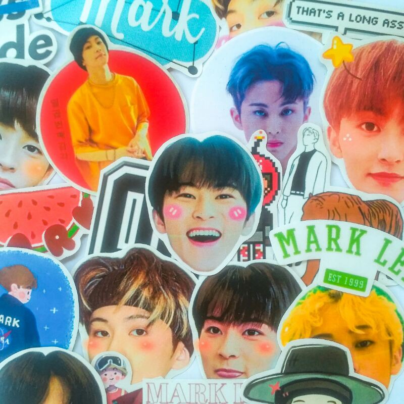 Jual Mark Lee NCT 127 Dream Waterproof Sticker Pack include 22 pcs ...