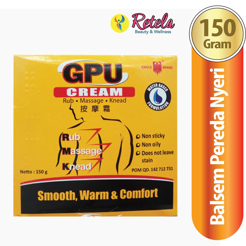 Jual Gpu Krim 150 Gram Balsem Gosok Pijat Urut | Shopee Indonesia