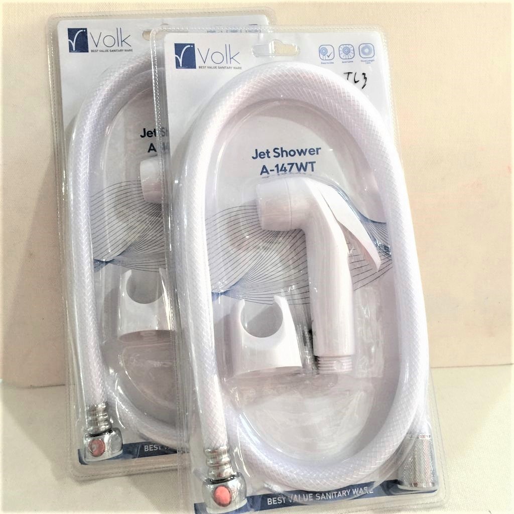 Jual BIDET SHOWER VOLK A 147 WT PUTIH / JET SHOWER CEBOK BIDET / SHOWER ...