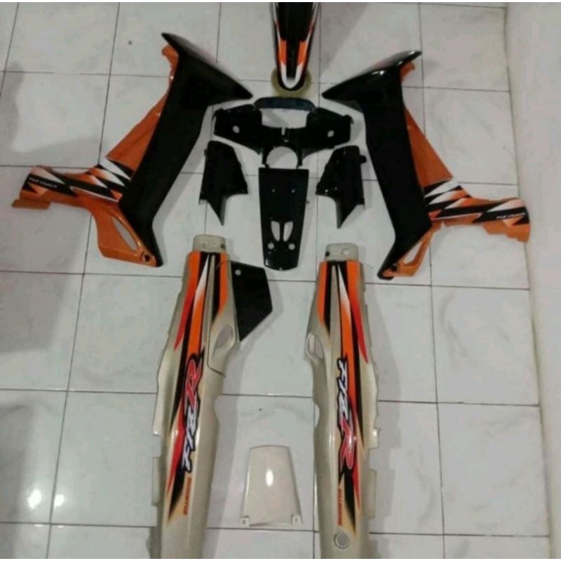 Jual cover body fiz r bodi set fizr silver orange milenium | Shopee ...
