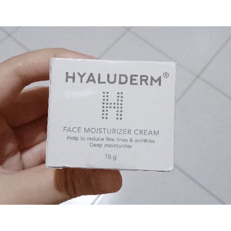 Jual HYALUDERM cream 15gr ( face moisturizer cream ) | Shopee Indonesia