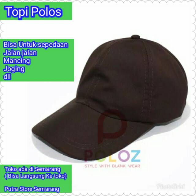 Jual Topi Polos Topi Sepeda Topi Mancing Topi Jalan Jalan Topi Jogging ...