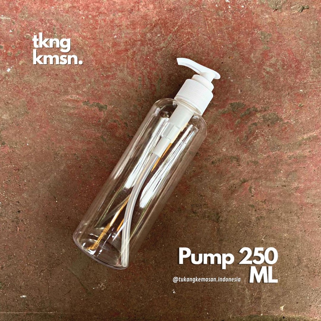 Jual (12 pcs) Botol Pump 250ml / Botol Sabun / Botol Handsinitizier ...