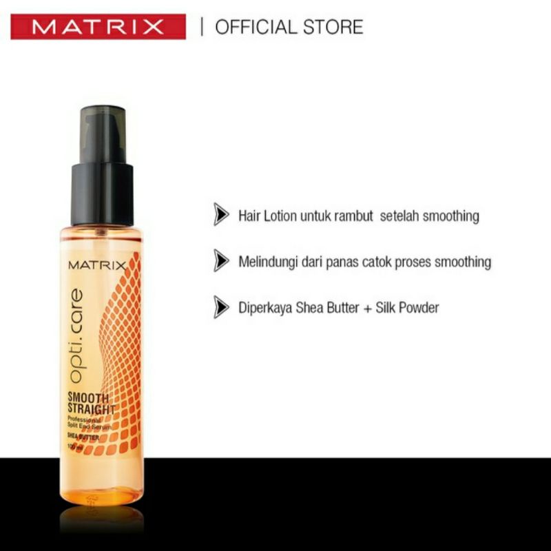 Jual MATRIX OPTICARE SERUM SMOOTH STRAIGHT 100ML | Ags 2024 Sold ...
