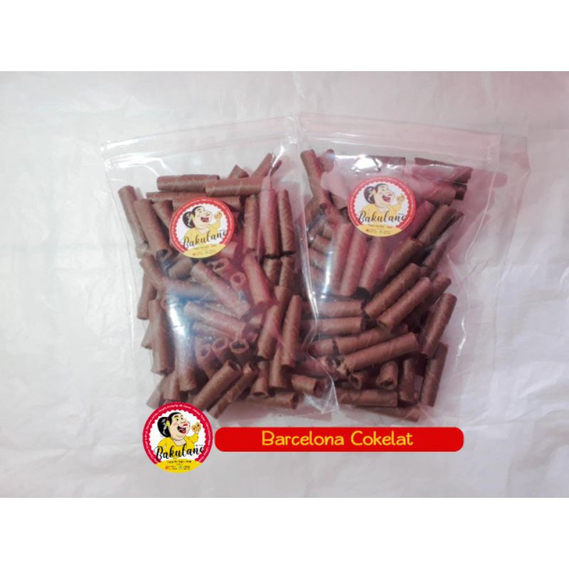 Jual BARCELONA ASTOR COKLAT MINI/WAFER ROLL /CEMILAN MURAH / SNACK ...