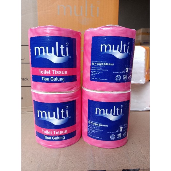 Jual 1 PCS MULTI bathroom tissue CORE 1 Roll 100gr 2ply/ Tisu gulung ...