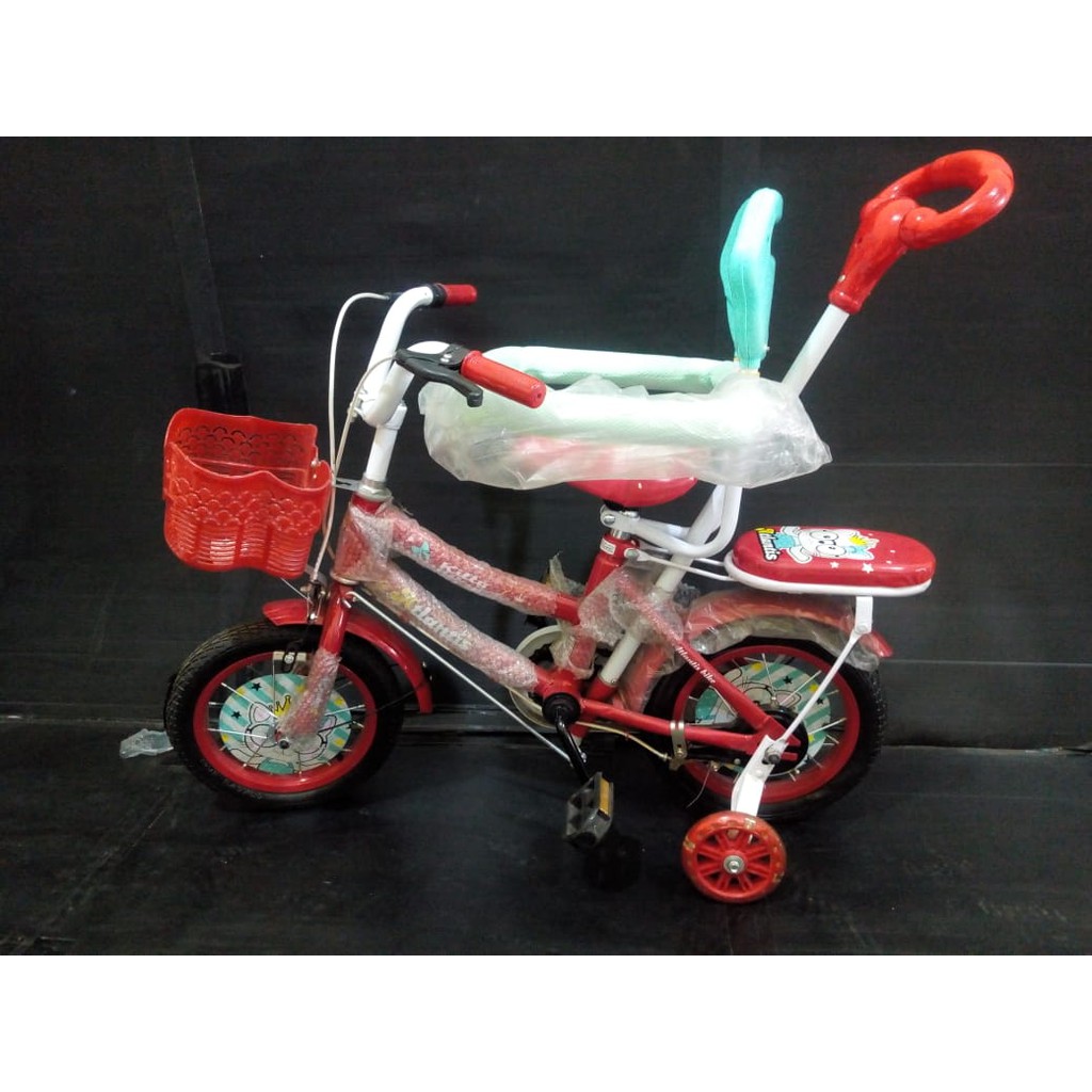 Jual sepeda anak mini atlantis 12" ban hidup, pendorong, dan pengaman ...