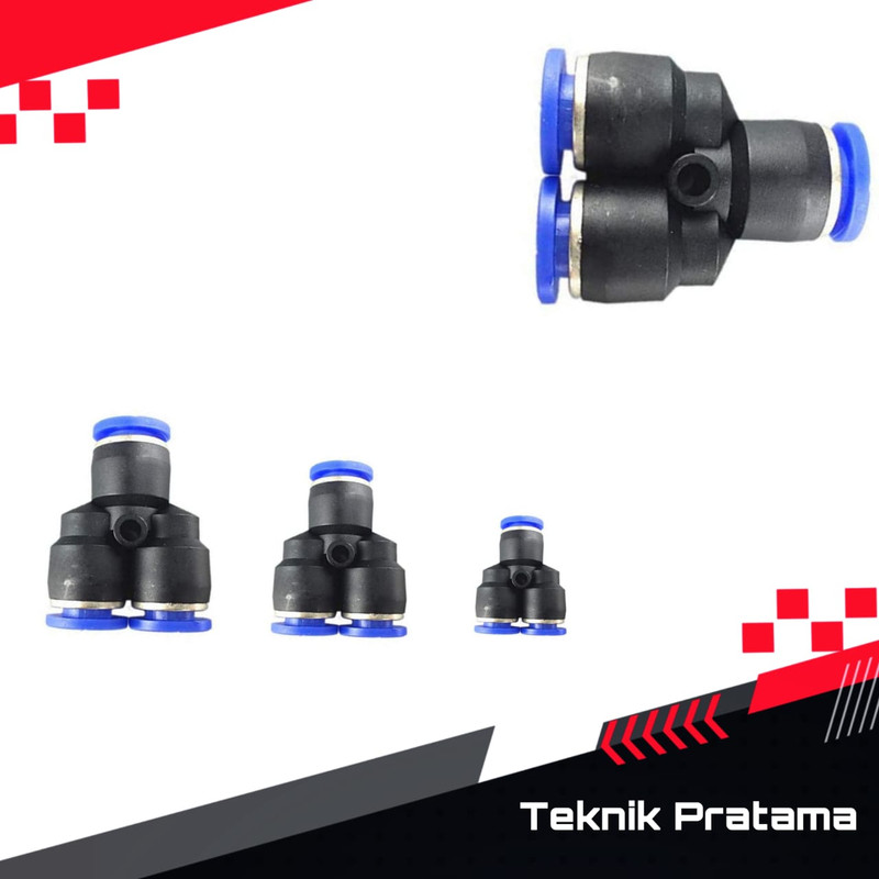 Jual Y 8MM FITTING Y PNEUMATIC UKURAN 8MM X 8MM X 8MM mpy 8 | Shopee ...