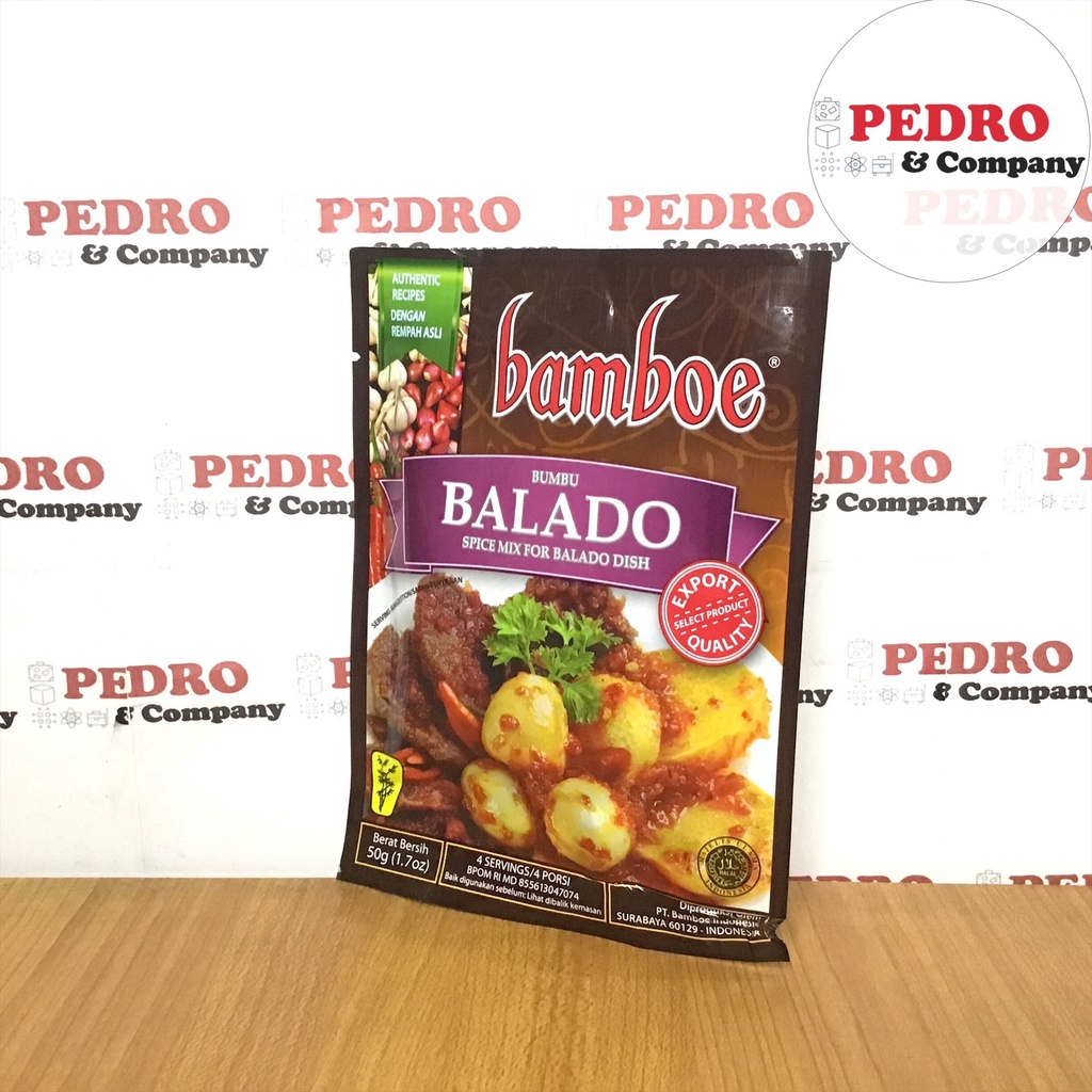 Jual Bamboe bumbu balado spices 50 gram - instant spice indonesian egg ...