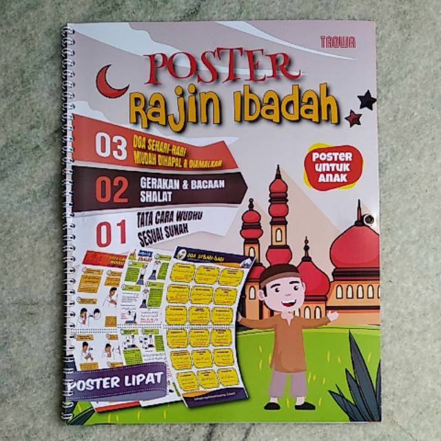 Jual Poster Lipat Rajin Ibadah | Shopee Indonesia