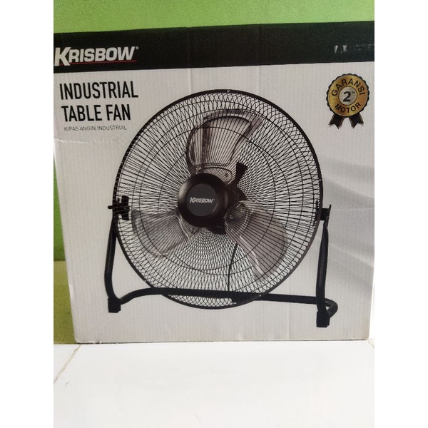 Jual Krisbow Kipas Angin Meja Industrial Table Fan | Shopee Indonesia
