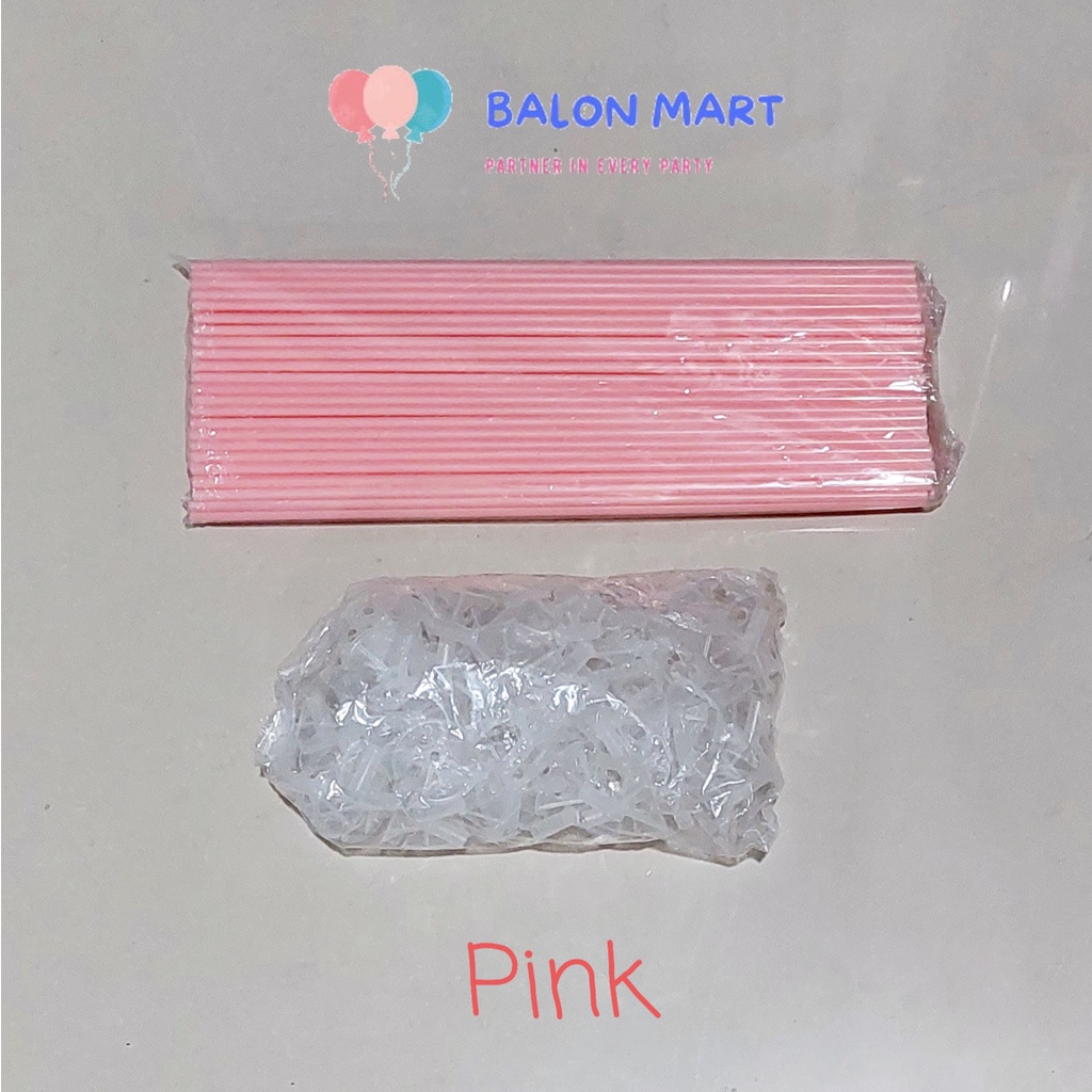 Jual Stik Balon / Stick Balon/ Pegangan Balon / Gagang Balon (satuan ...