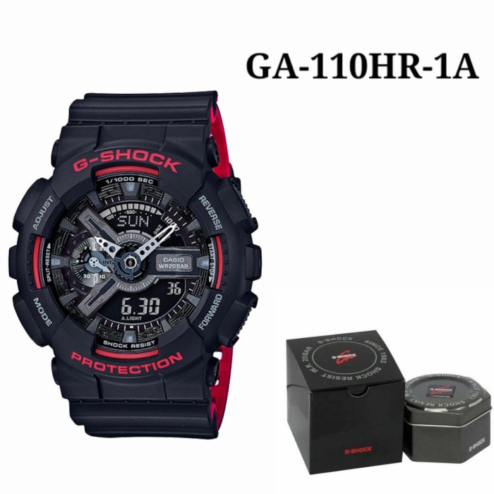 Jual Jam Tangan Pria Merk Casio G-Shock Miyota Type : GA110 Baterai Box ...