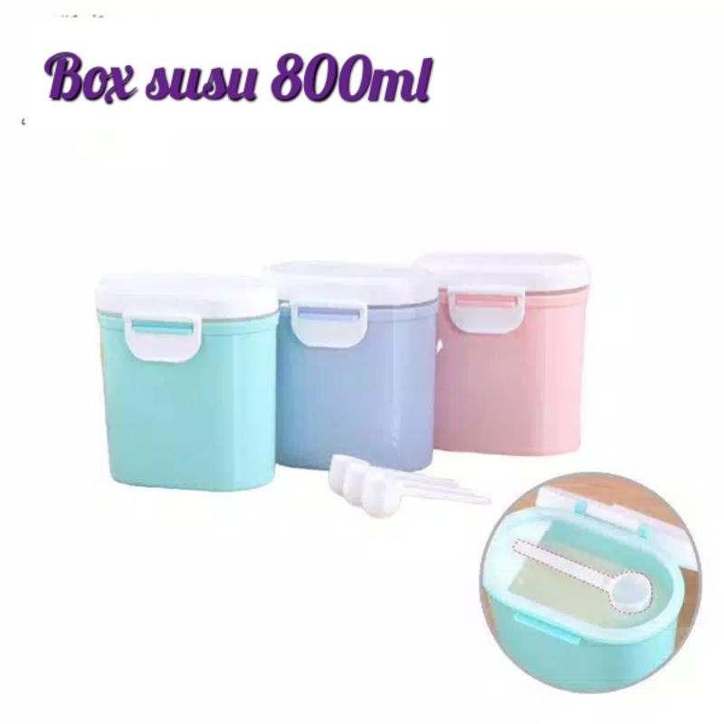 Jual tempat susu bubuk box serbaguna 800ml | Shopee Indonesia