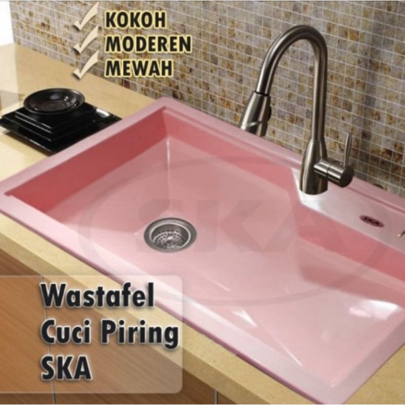 Jual wastafel cuci piring model diamond / sink modern / cuci piring ...