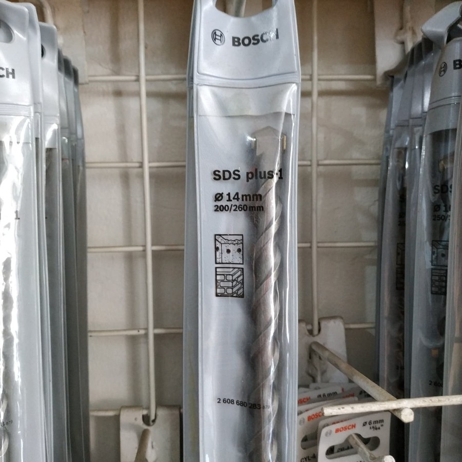 Jual Bosch 14mm mata bor beton SDS plus 14 mm - 200 / 260 mm | Shopee Indonesia