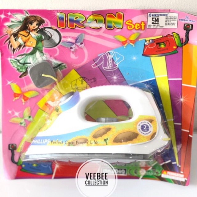 Jual Mainan Setrika/ mainan anak perempuan/ iron set/ pretend play ...