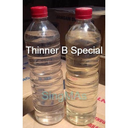 Jual THINNER B SPECIAL 1 Ltr Botol Bening Cepat Kering Tinner Tenner Tiner Thiner B SPESIAL ...