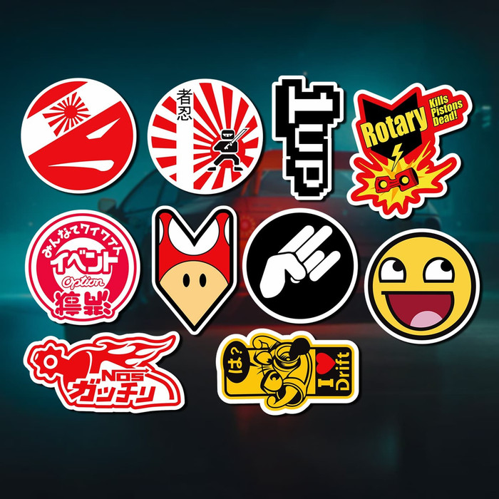 Jual Stiker/Sticker JDM 06 untuk Laptop, Mobil, Koper, dll | Shopee ...