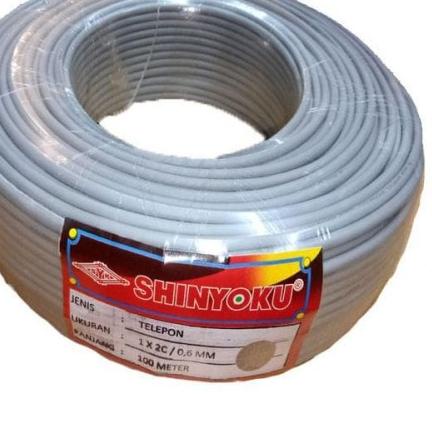 Jual Update - Kabel Telepon Shinyoku 100 Meter 2C / Kabel Instalasi ...