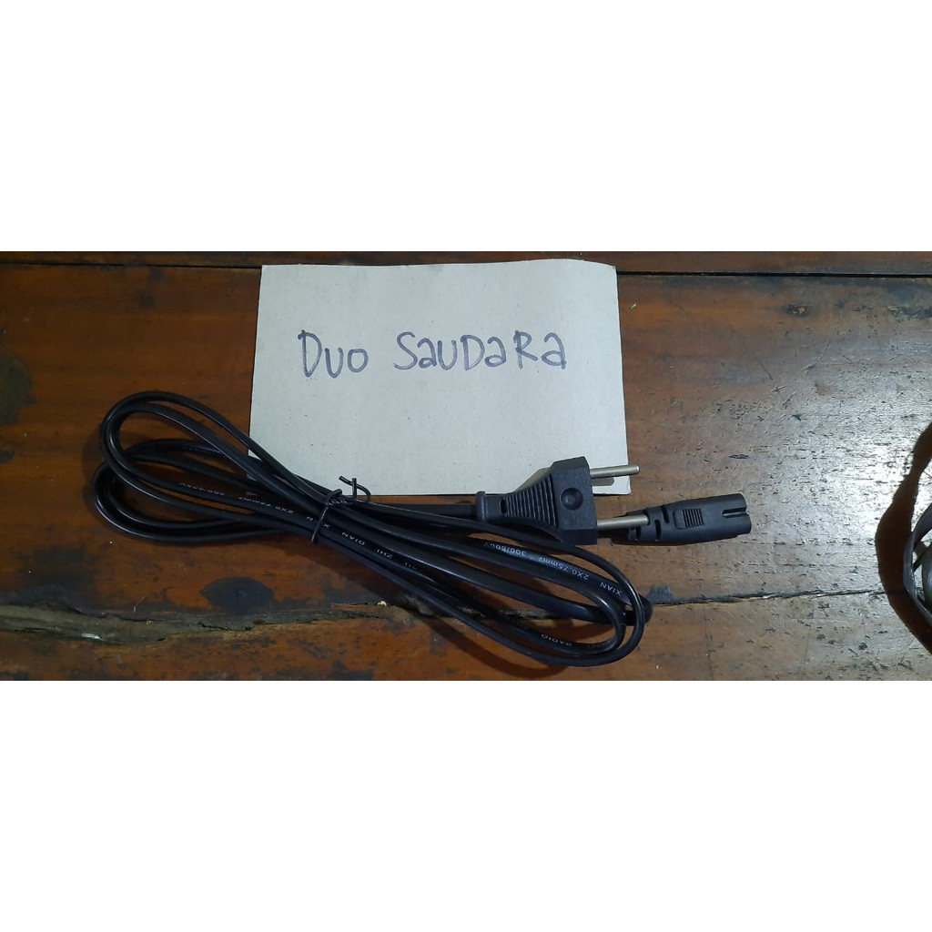 Jual Kabel Power Listrik 2 Pin Multifungsi/ kabel radio/ kabel angka 8 ...