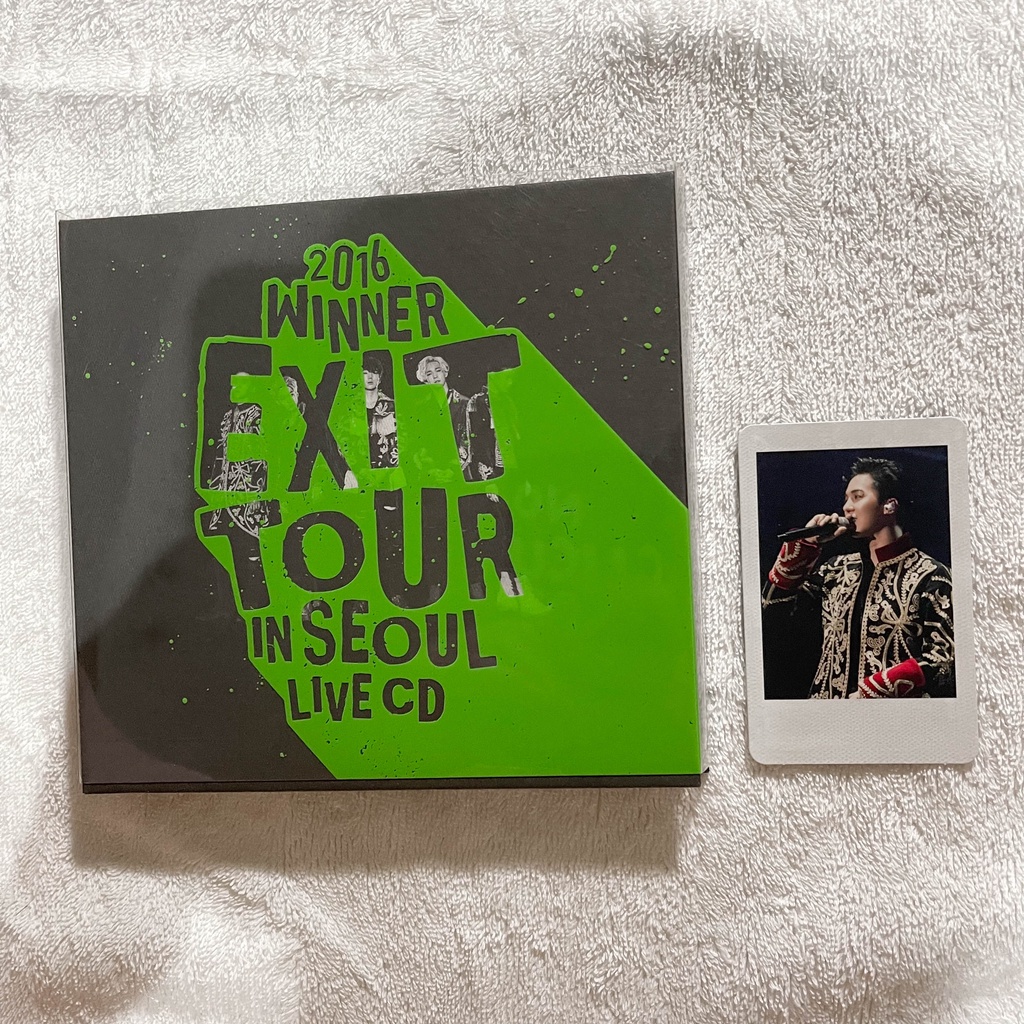 Jual WINNER EXIT TOUR IN SEOUL LIVE CD ALBUM KPOP WITH MINO POLAROID | Shopee Indonesia