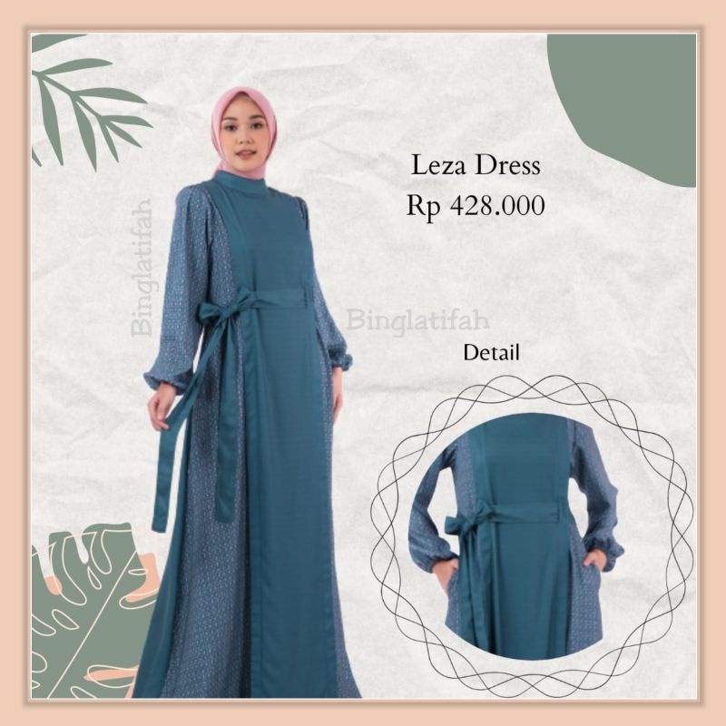 Jual Leza Dress Gamis by Zoya | Shopee Indonesia