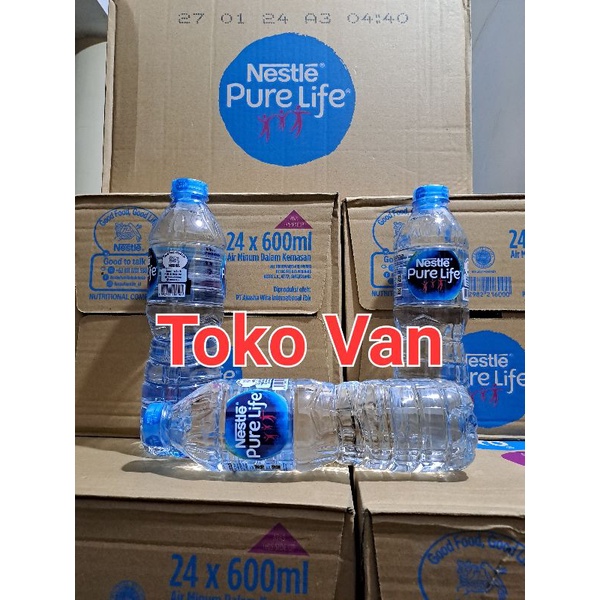 Jual NESTLE Pure Life 600 ml isi 24 botol | Shopee Indonesia