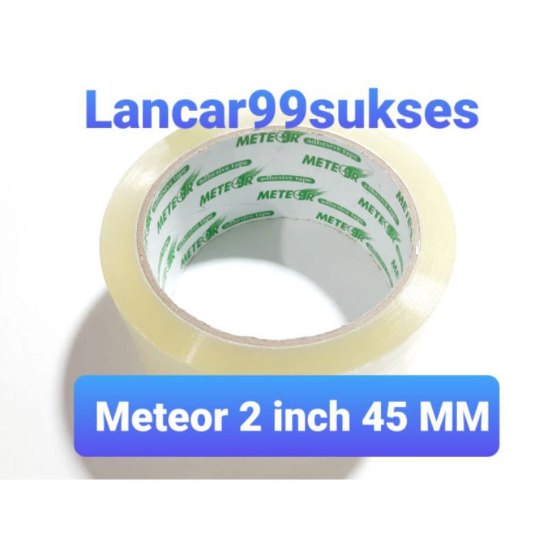 Jual Lakban bening 2 inch lakban bening meteor | Shopee Indonesia