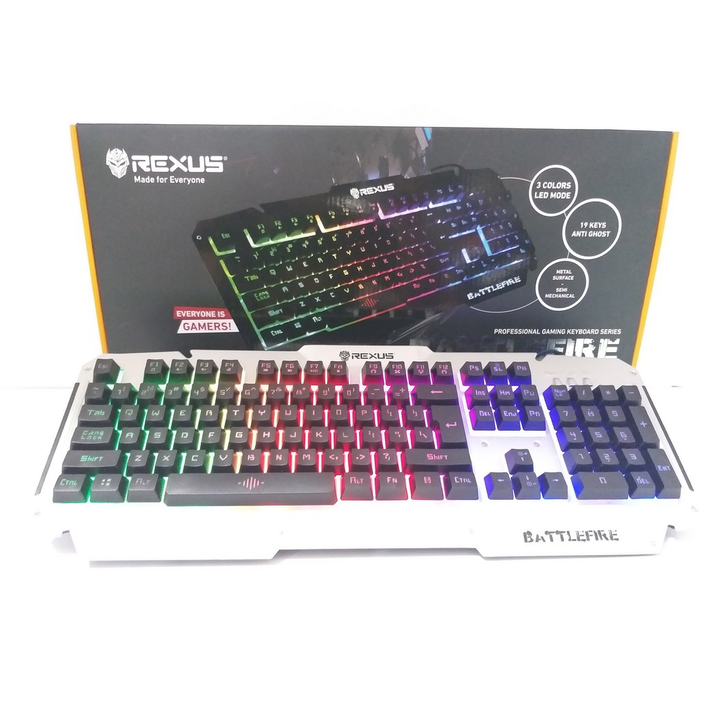 Jual Keyboard REXUS BATTLEFIRE K9D | Shopee Indonesia