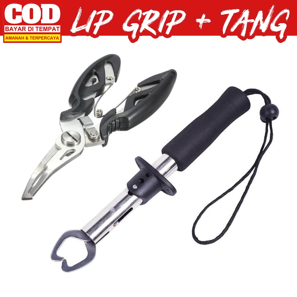 Jual Lip Grip Tang Split Gripper Penjepit Mulut Ikan Pancing | Shopee ...