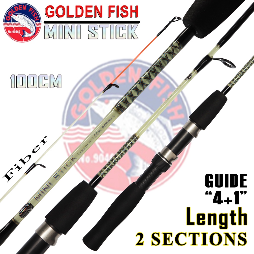 Jual ROD GOLDENFISH MINI STICK FIBER SOLID | Shopee Indonesia