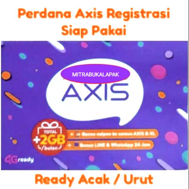 Jual Kartu Perdana AXIS | Shopee Indonesia