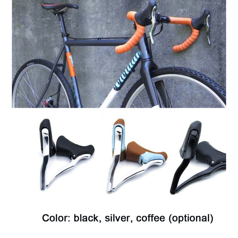 Jual Sepasang Caliper tuas Rem Roadbike fixie Handle Rem Sepeda road ...