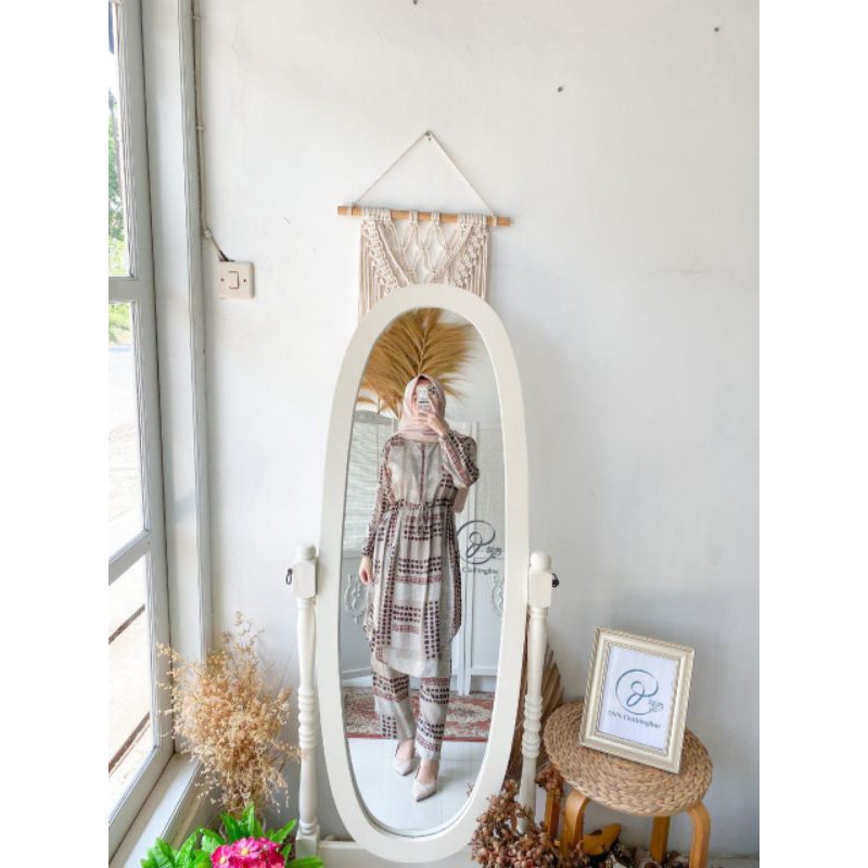 Jual PIYAMA SERUT TALI MOTIF CIRCLE (ORDER KAK SOPHI) | Shopee Indonesia