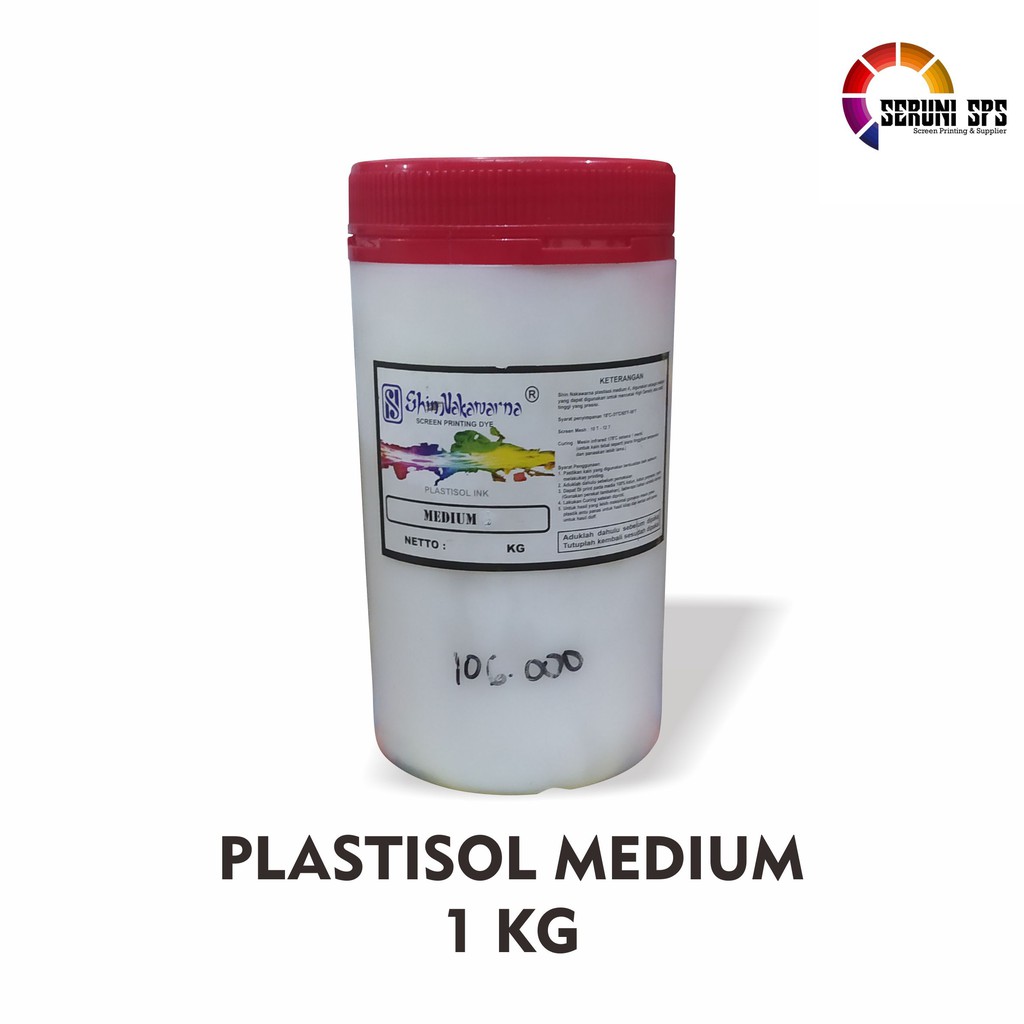 Jual Shin Nakawarna Cat / Tinta / Sablon Plastisol Medium - 1 kg ...
