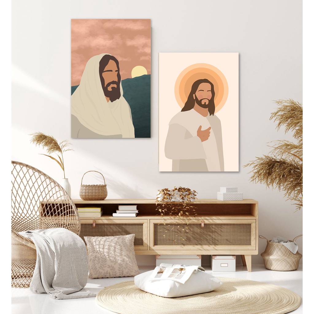 Jual poster kayu yesus aesthetic walldecor kristen / katolik | Shopee ...