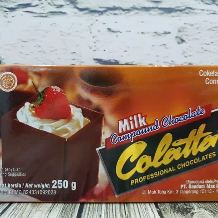 Jual Collata Milk Compound / Coklat Compound Susu 250gr | Shopee Indonesia
