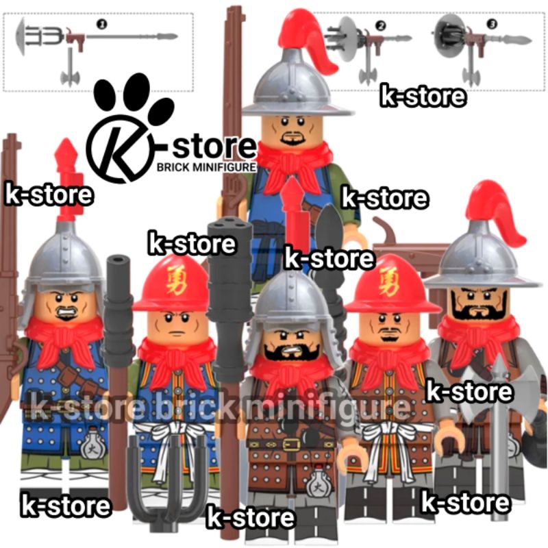Jual lego ming dynasty soldier minifigure-varian | Shopee Indonesia