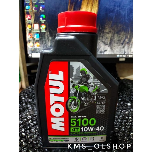 Jual Oli Motul 5100 4T Ester 10W-40 TECHNOSYNTHESE 1000ml / 1 Liter | Shopee Indonesia