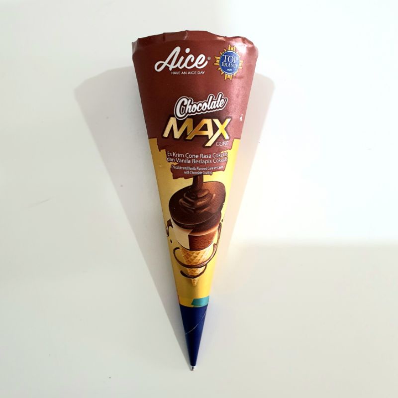 Jual Aice Es Krim Chocolate Max Cone | Shopee Indonesia