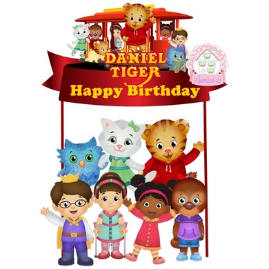 Jual Daniel tiger's neighborhood cake topper | Shopee Indonesia