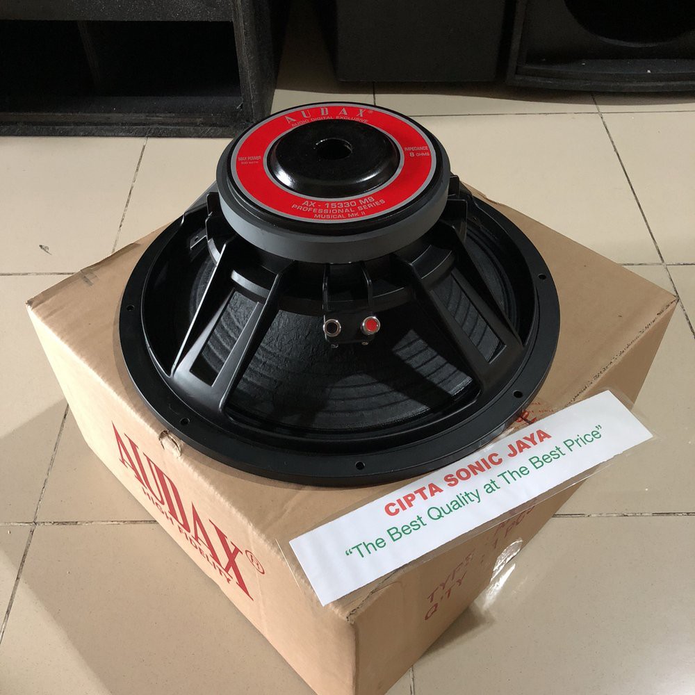 Jual (PETI KAYU) speaker 15 inch audax AX15330 m8 mid low AX 15330 m8 - FULL RANGE | Shopee ...