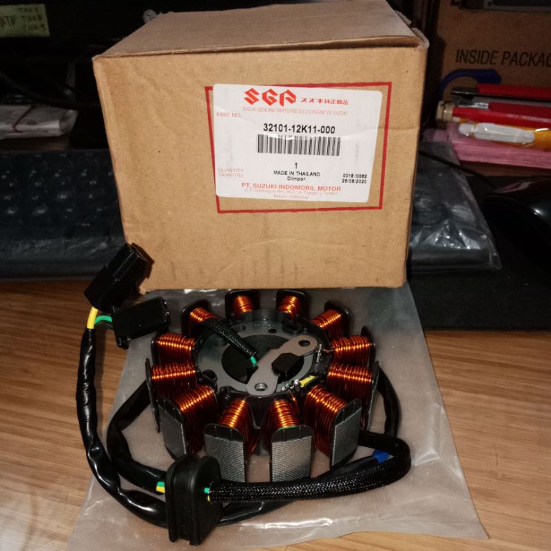 Jual SPULL SPUL STATOR COMP MAGNET SATRIA FU FI INJEK INJEKSI BANDIT GSX 150 ORIGINAL ORI ASLI ...