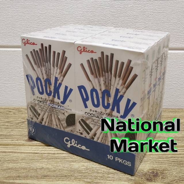 Jual Stik Pocky Cookies Cream Oreo Biskuit Stick 10 kotak | Shopee ...