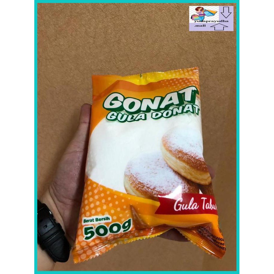 Jual 54Etr7U- Gula Donat Gonat 500 Gram Topping Donut Kue Kering ...