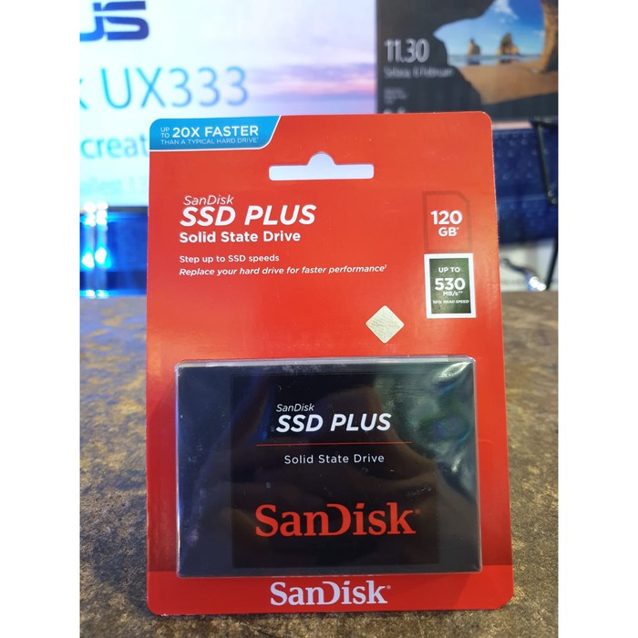 Jual Solid State Disk (SSD) SanDisk Plus 120GB SATA | Shopee Indonesia