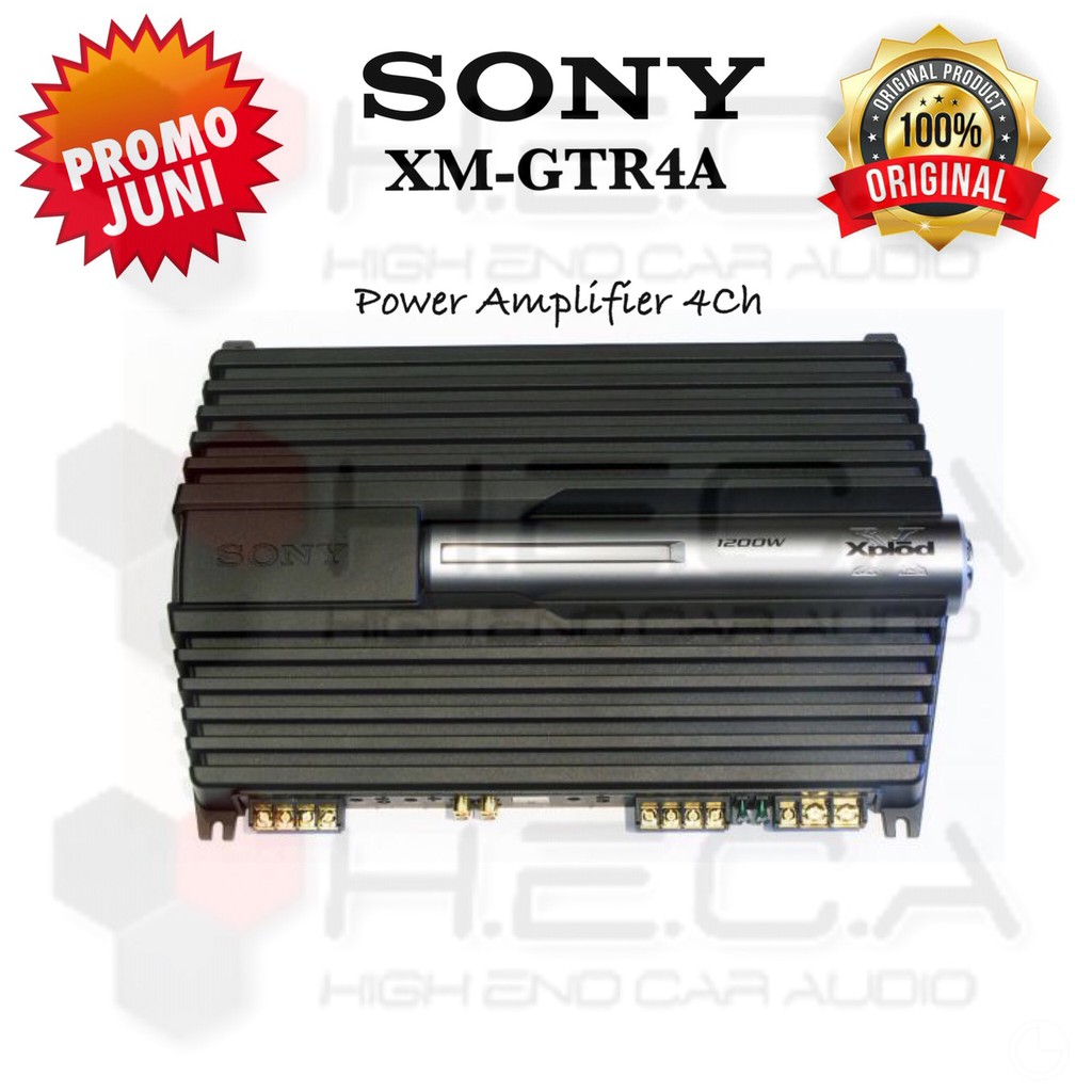 Jual SONY XM-GTR4A Power Amplifier 4-Channel Audio Mobil 4Ch XMGTR4A ...