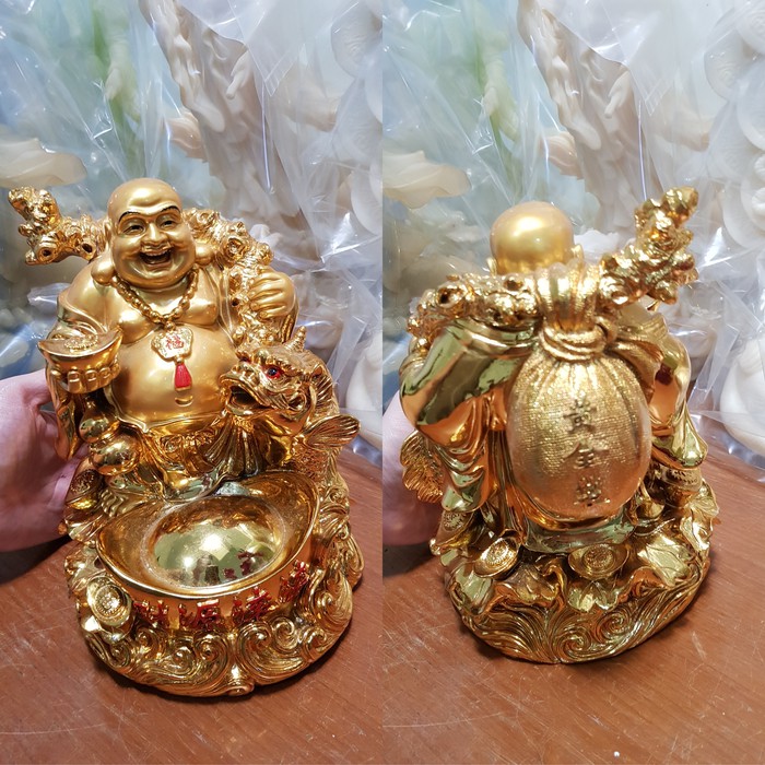 Jual Unik patung budha julay julai hut emas buda hoki rejeki imlek ...