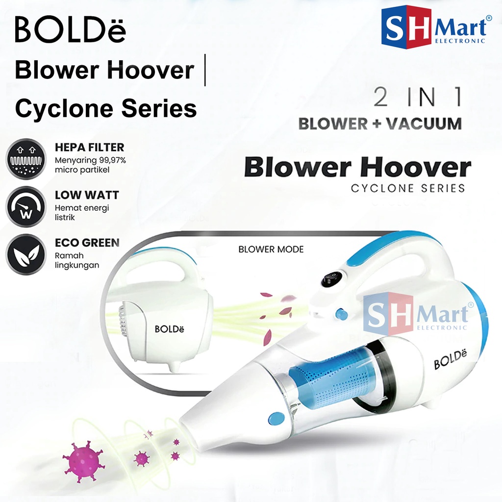 Jual BOLDE VACUUM CLEANER SUPER HOOVER BLOWER CYCLONE ORIGINAL GARANSI ...